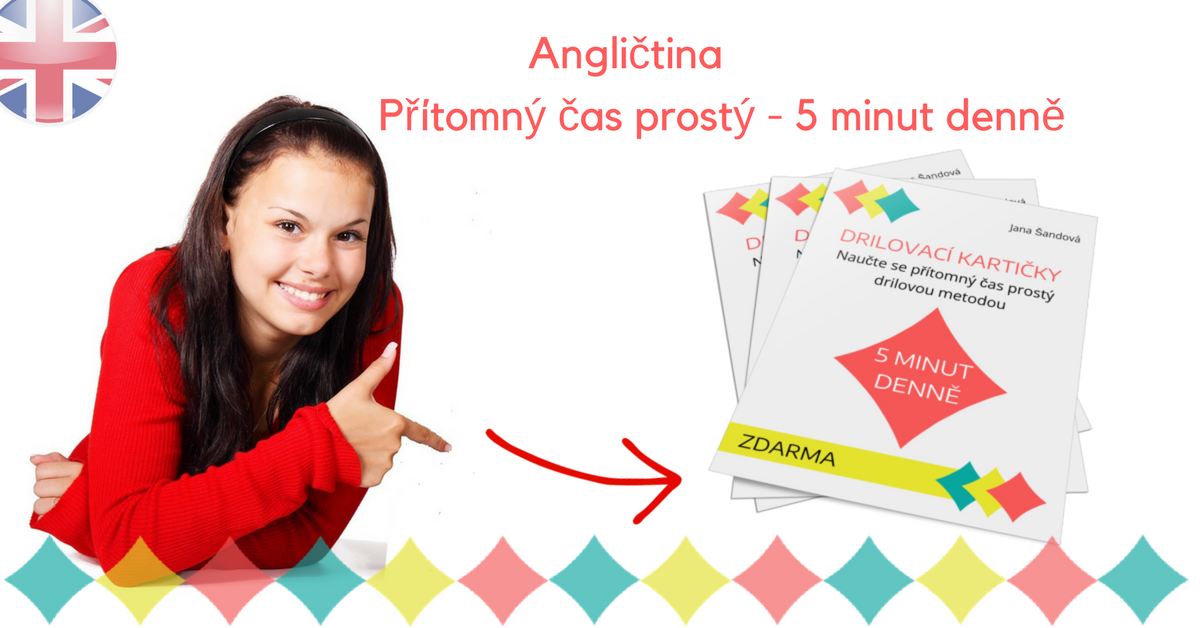 Naučte se přítomný čas prostý pomocí jazykových drilovacích kartiček